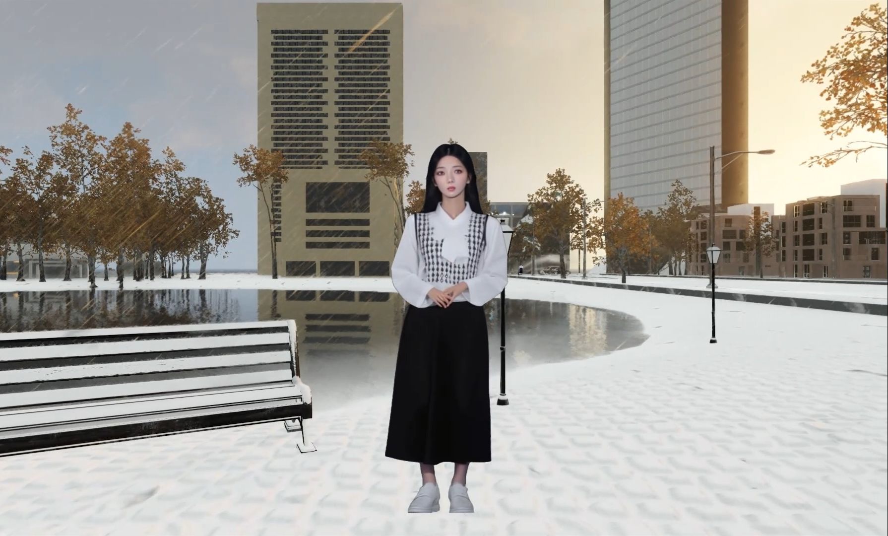 光影虚拟现实演播室 | 与你共赏冬日雪景