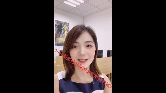 2020税务师涉税服务实务预习班7.20