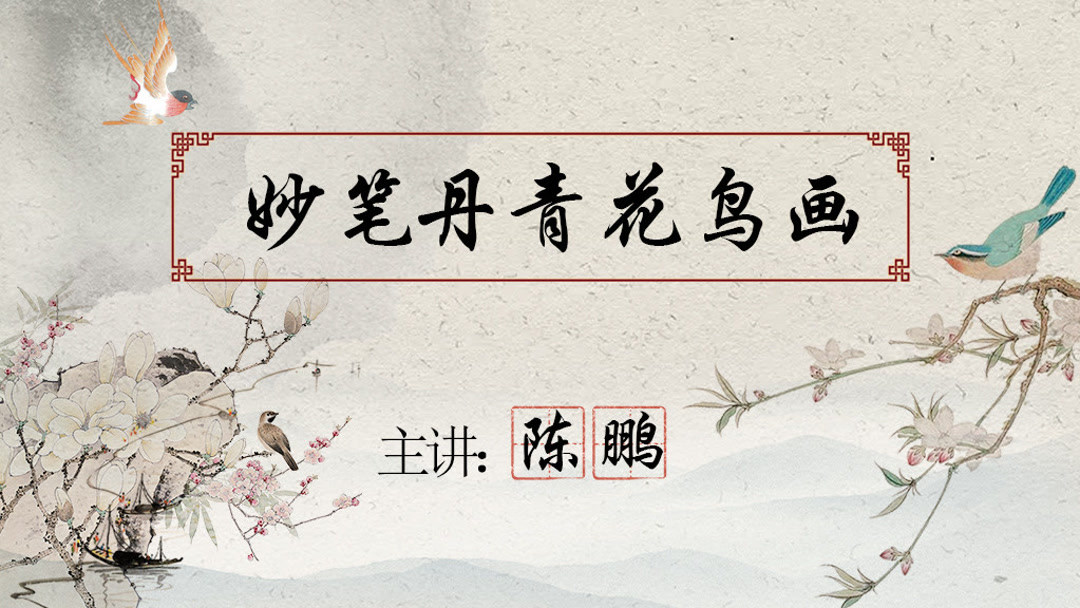 妙笔丹青第十三讲 鸟的基本画法