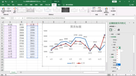 Excel图表篇:第13弹-普通折线图的制作方法