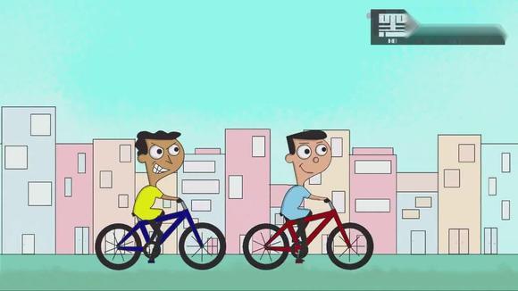 脑洞幽默动画,自行车比赛最怕坐垫掉 隔着屏幕看着都疼!