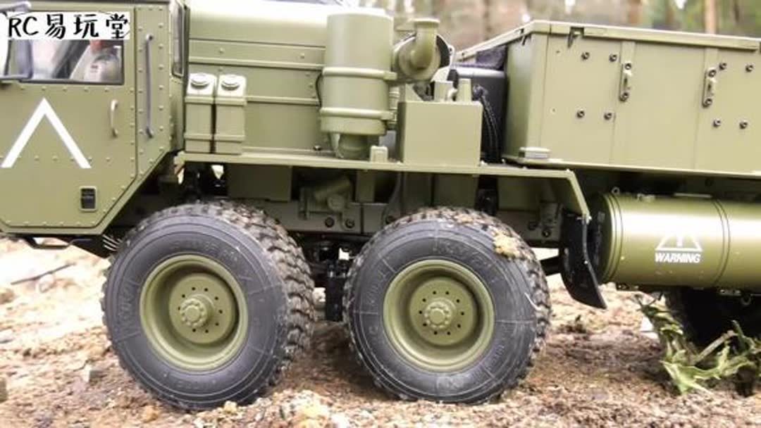 M977军卡模型越野姿态不错,恒辉的产品越来越棒了