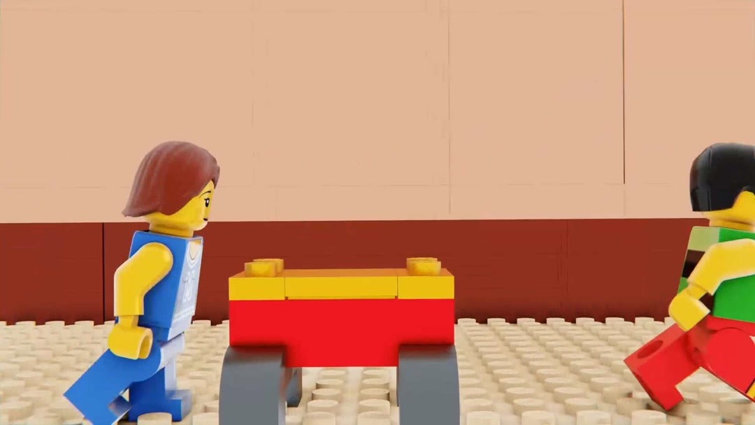 乐高动画之一起来跳马