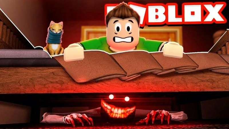 Roblox过夜故事模拟器 去同学家过夜遇到了可怕怪物?小飞象解说