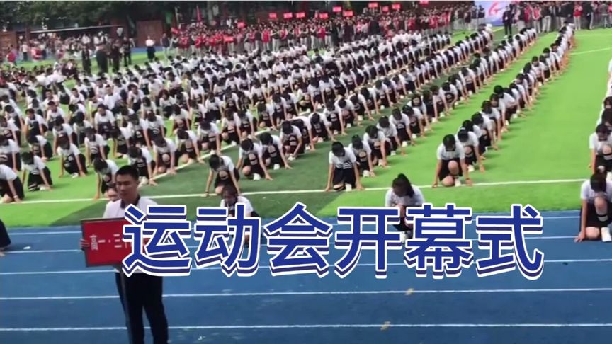 今天我女儿的学校进行开幕式表演,十分的精彩!