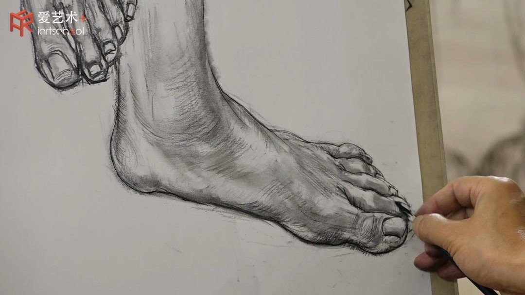 56脚部画法示范(六)