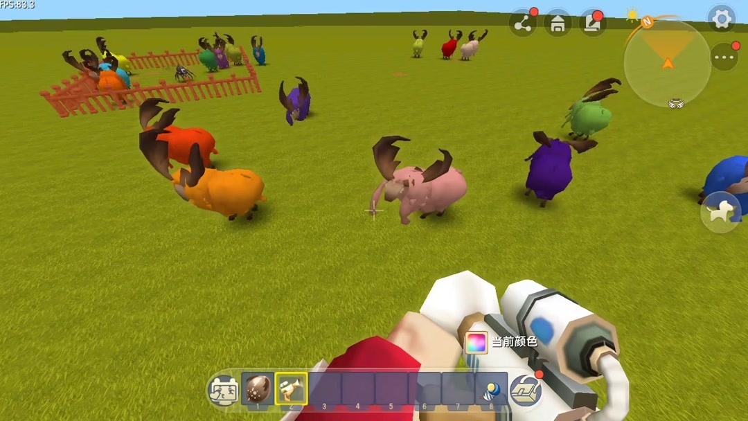 迷你世界:羊也开始爱美了 教你做彩色的羊