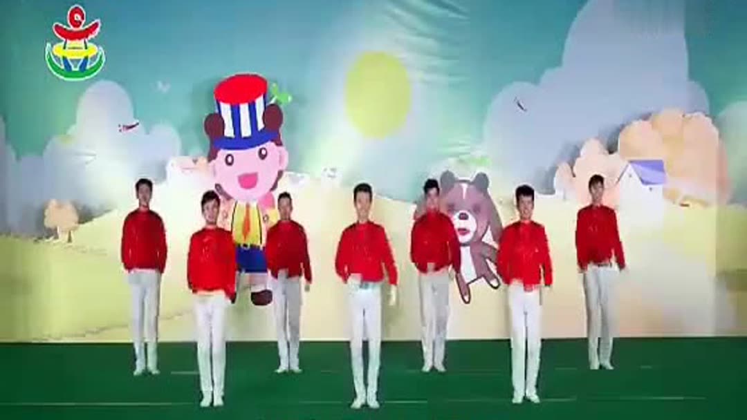 2016幼儿舞蹈视频感到幸福你就拍拍手幼儿舞蹈教学视频_标清