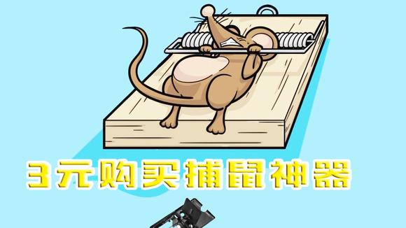 农村小伙3元 买的捕鼠神器