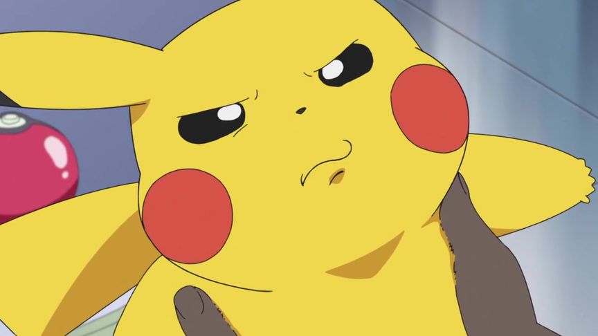 皮卡丘和小智初次相遇，除了电击还有嫌弃的表情