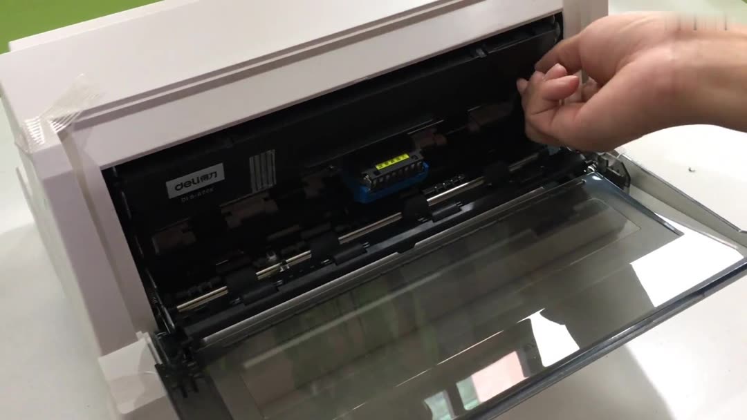 【锐际办公】得力打印机620K色带安装