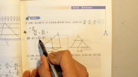 16九年级上册数学北师大版 第四章图形的相似2平行线分线段成比例