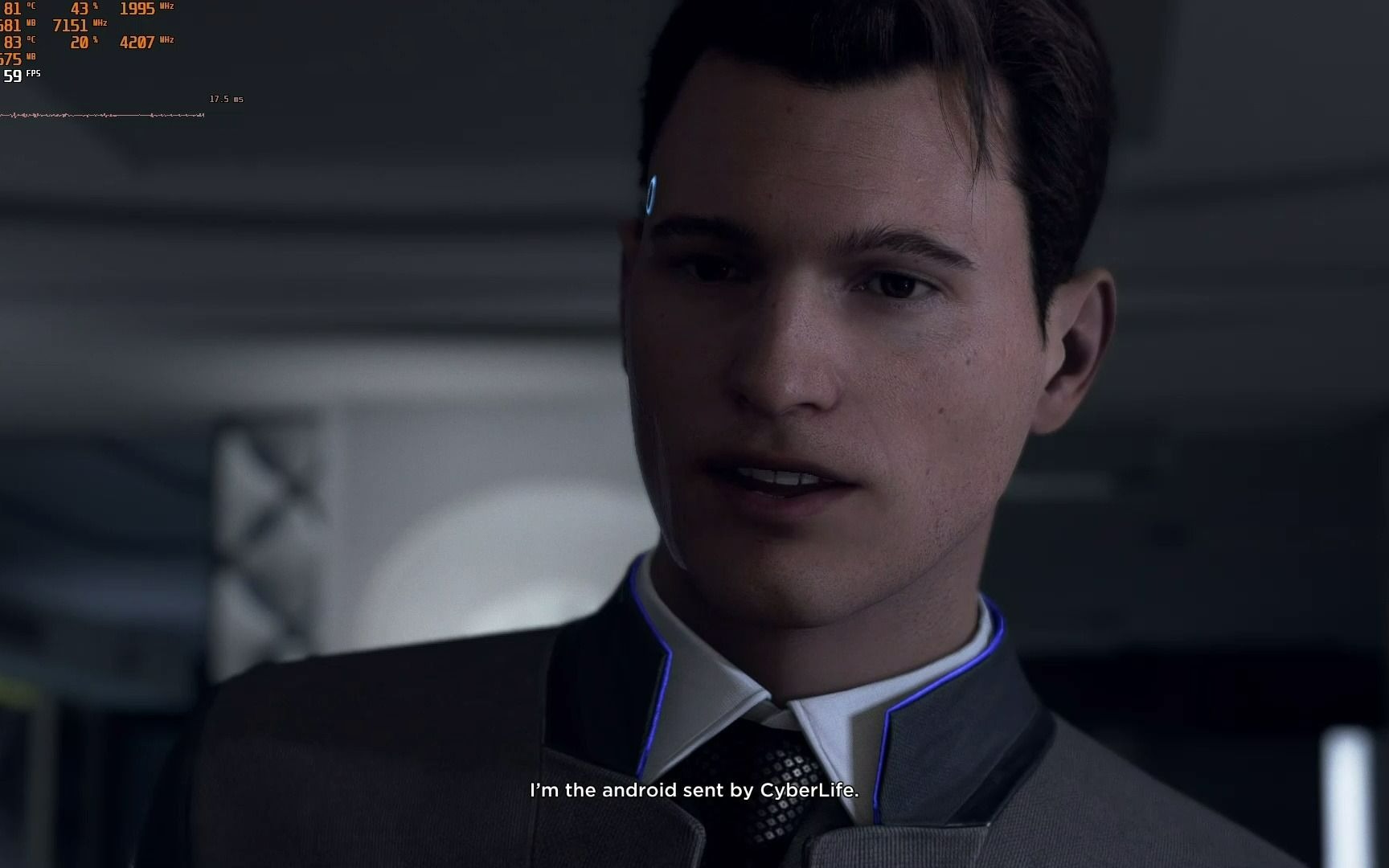 ...RTX3060版简单游戏测试,底特律变人DEMO和CS:GO实际帧数表现