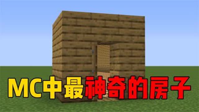 我的世界:MC中最神奇的房子,人生中第一次见!