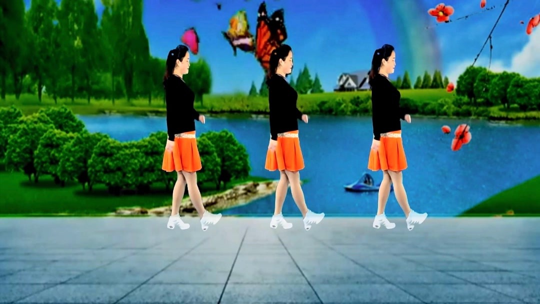 一分钟就能学会的动感8步步子舞《大家一起来》简单易学还有分解