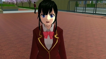 樱花校园模拟器:茶茶故意找麻烦,反被校霸碾压