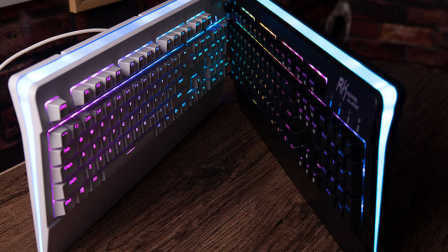 全包式RGB全彩发光 RK PRO104RGB机械键盘灯光展示