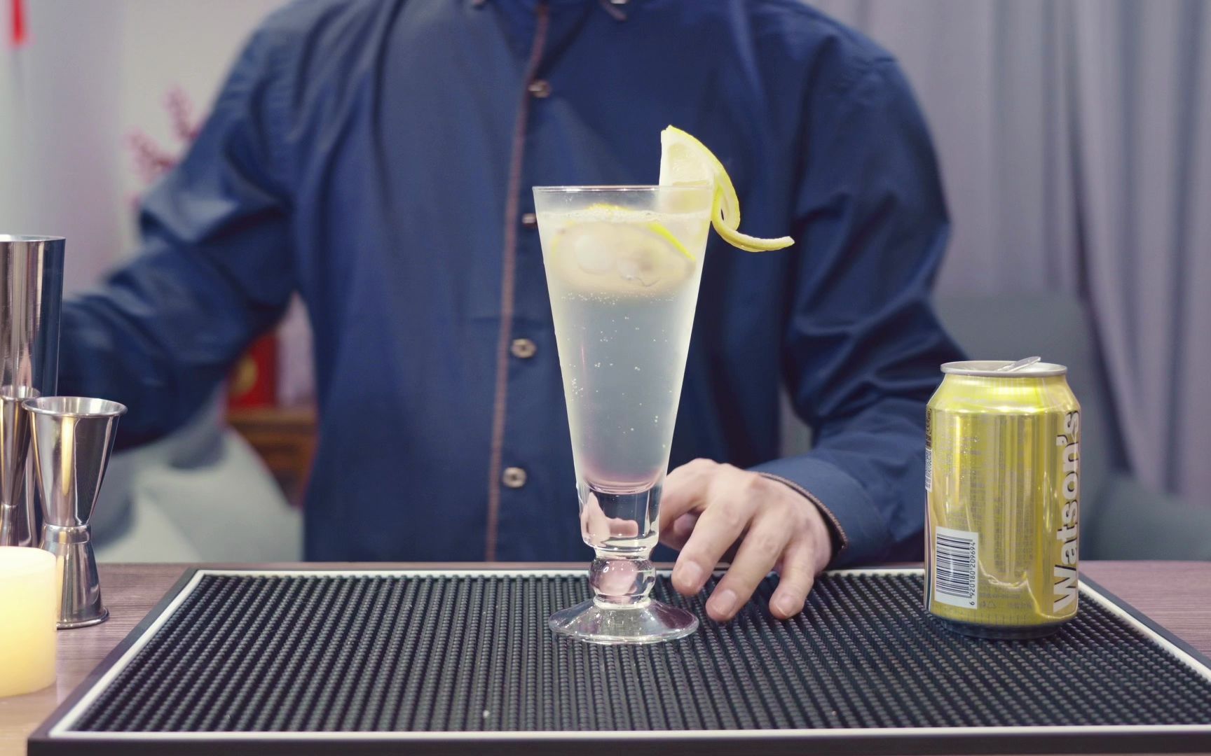 金酒鸡尾酒金汤力,居家调法,工作之余给自己来一杯,杜松子味道会在...