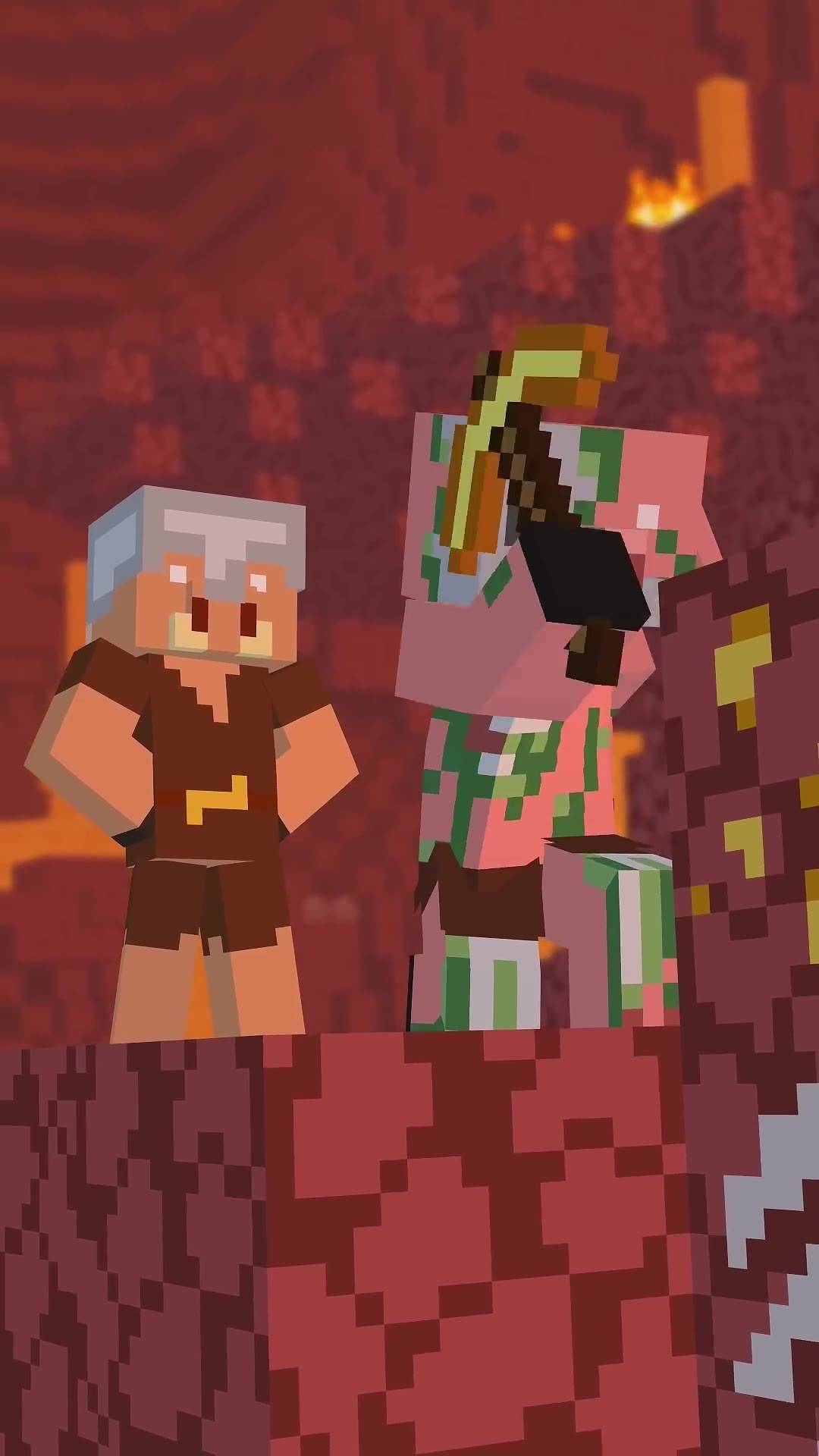 我的世界:这猪灵不大对劲!