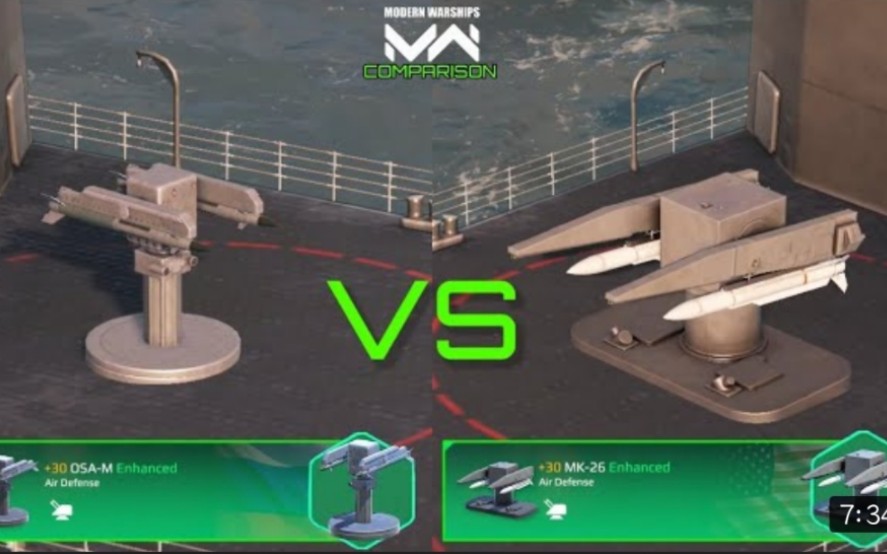 [现代战舰:在线海战]OSA-M防空导弹 vs MK-26防空导弹