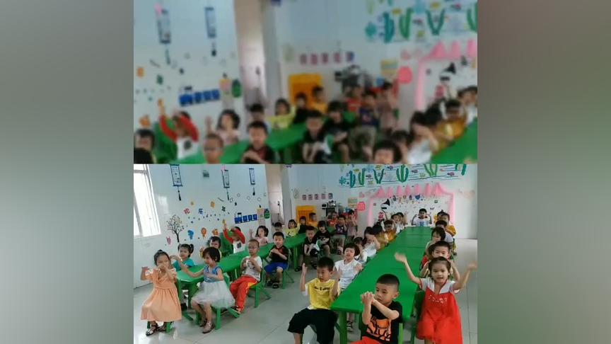 找亮点#一群小可爱 #清明 #手势舞 #幼儿园日常