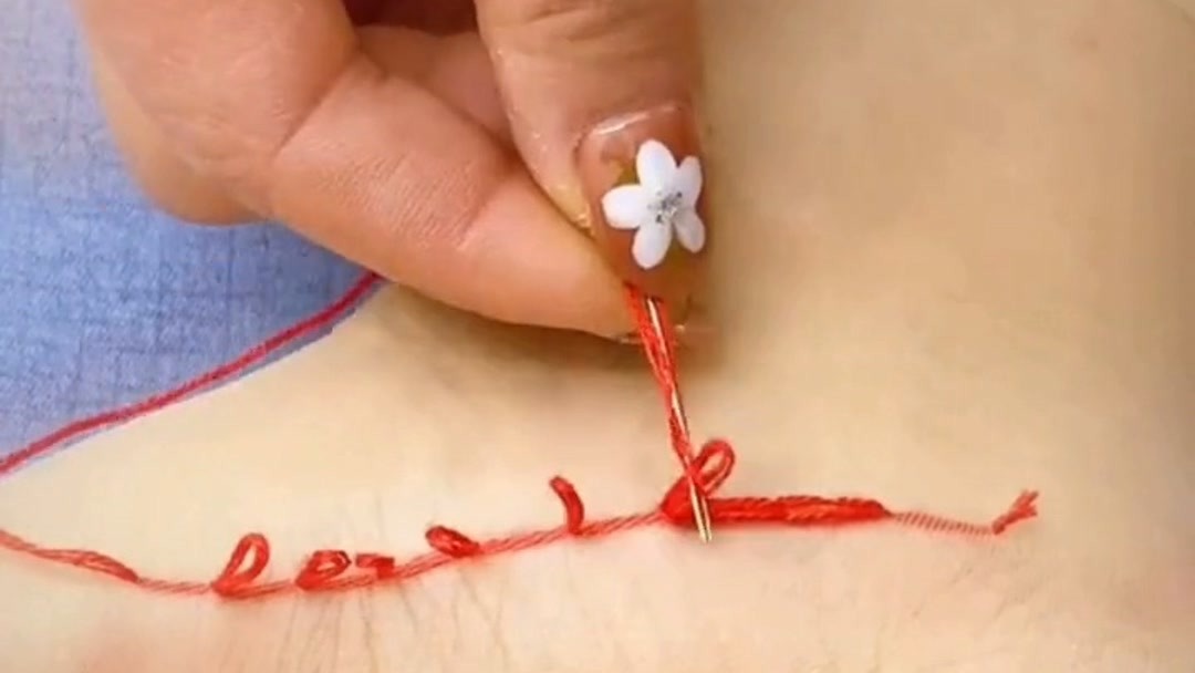 缝衣服的隐形针法,你学会了吗?