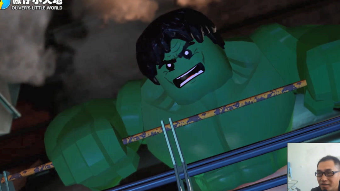 乐高漫威复仇者联盟第1部-17天空母舰损毁,绿巨人浩克发了疯