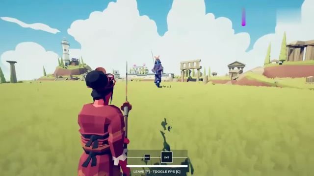 梁红玉暴捶巨人武士「全面战争模拟器」