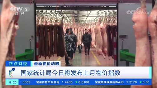 [正点财经]最新物价动向 国家统计局今日将发布上月物价指数