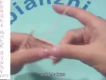 如何织毛衣教程-编织棒针的使用-从上往下织毛衣教程第二集