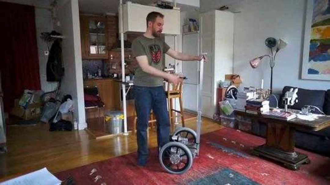 看老外如何DIY两轮平衡车的,真佩服这脑洞