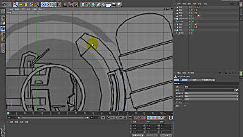 c4d动画视频教程-c4d建模教程-c4d影视后期06-多边形建模_机器人6