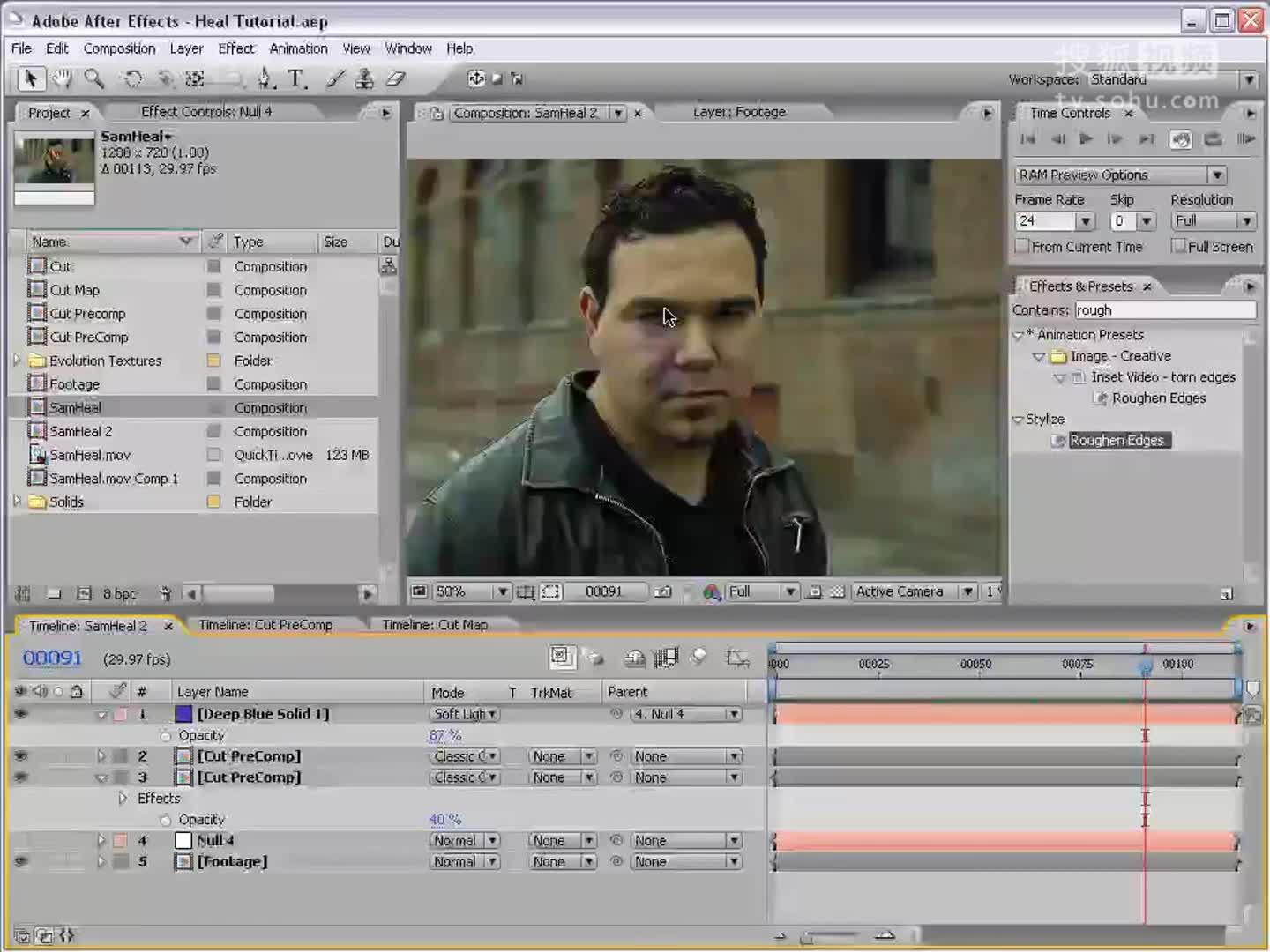 Ak大神AE教程060-The Healer 自动愈合的伤疤