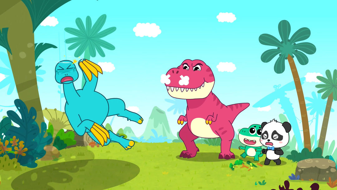 宝宝巴士恐龙世界 第2季 第18集 镰刀龙的地盘