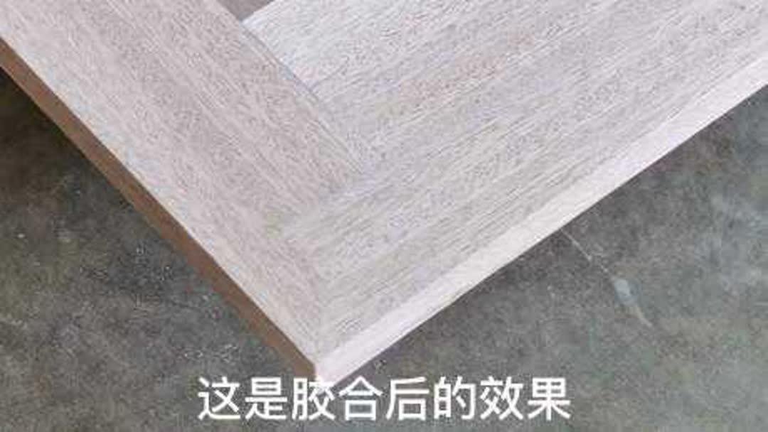 5-厨房用具,木质吸油烟机部件,实木直角异形结构连接制作过程2