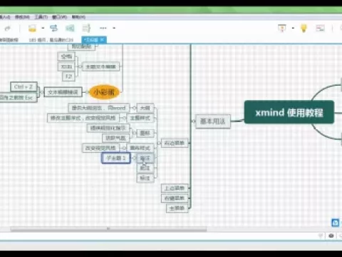 『脑呆瓜思维导图』 xmind的使用教程1/2