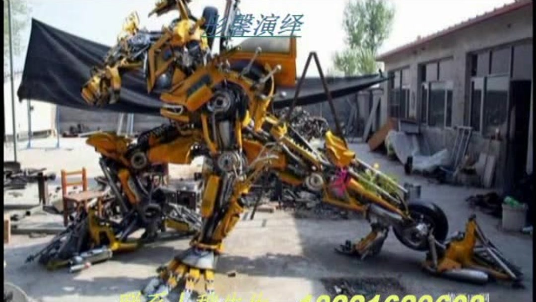 车展必备变形金刚展览演出