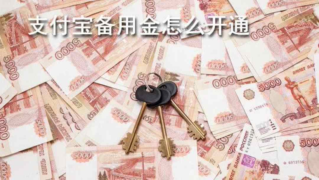 支付宝备用金怎么开通