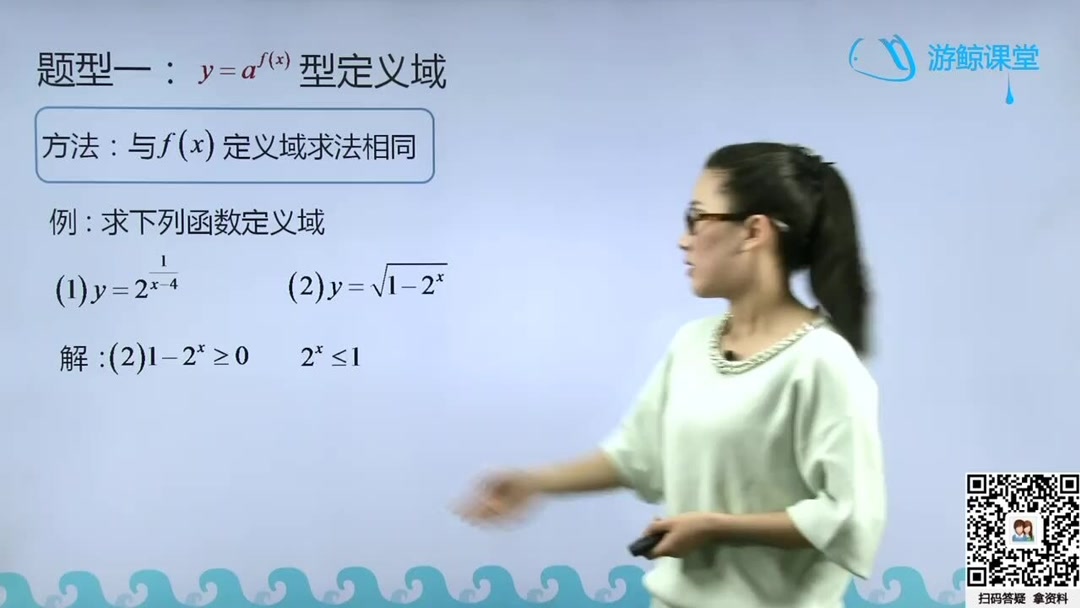 高中数学精品课 指数函数定义域常考题型 钱多多老师【游鲸课堂】