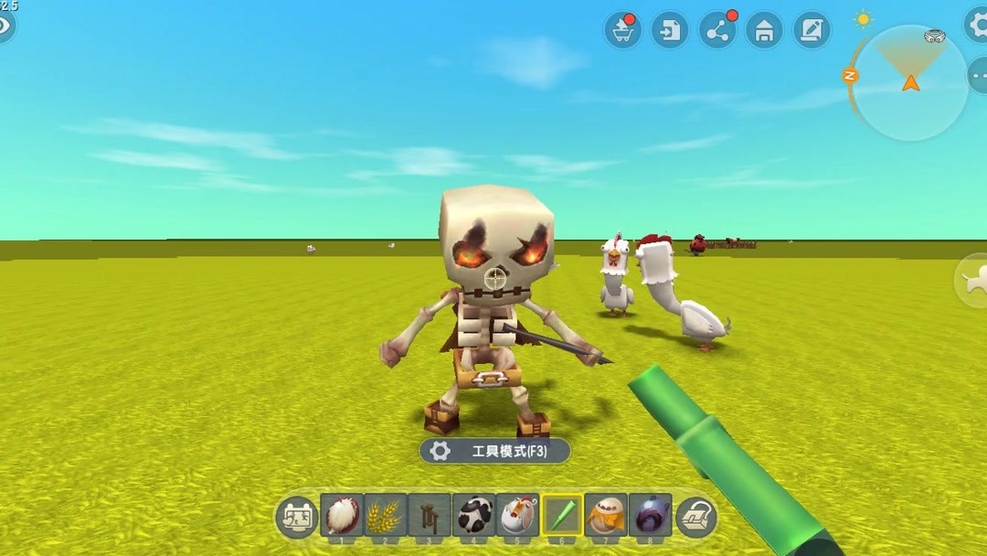 迷你世界:教你如何把动物变成大头,这是最新的BUG