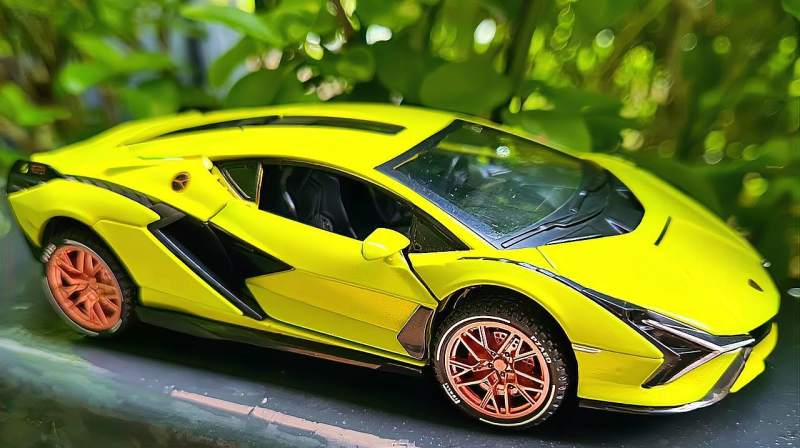 超逼真的玩具跑车,仿真汽车玩具模型,各种型号的玩具车测试