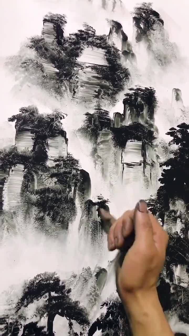 这趟旅行没白去,张家界风景确实给了我新的灵感 你们喜欢这种风格吗?...