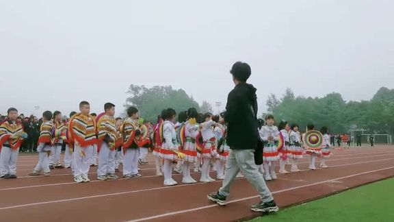 #记录校园生活 学校运动会开幕仪式