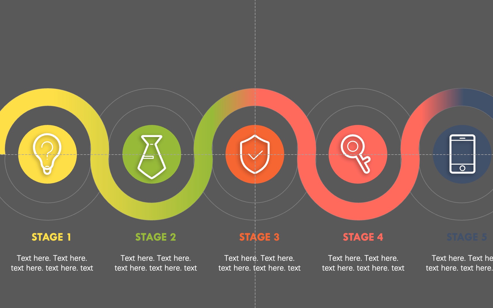 PPT一招鲜——环形信息图(带动画效果)
