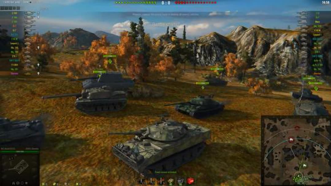 坦克世界 十级轻坦套路打发满满的(美服M系XM551谢里登)