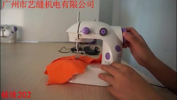 铭缝202小型迷你电动缝纫机使用教程