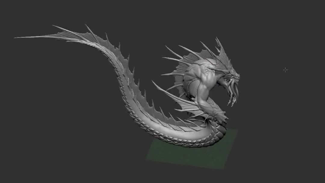 身体模型初级细化二丨3D建模丨ZBRUSH教学丨王氏教育集团