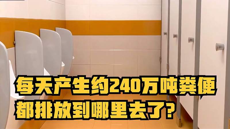 中国人每天产生约240万吨粪便,都排放到哪里了,是怎样处理的?