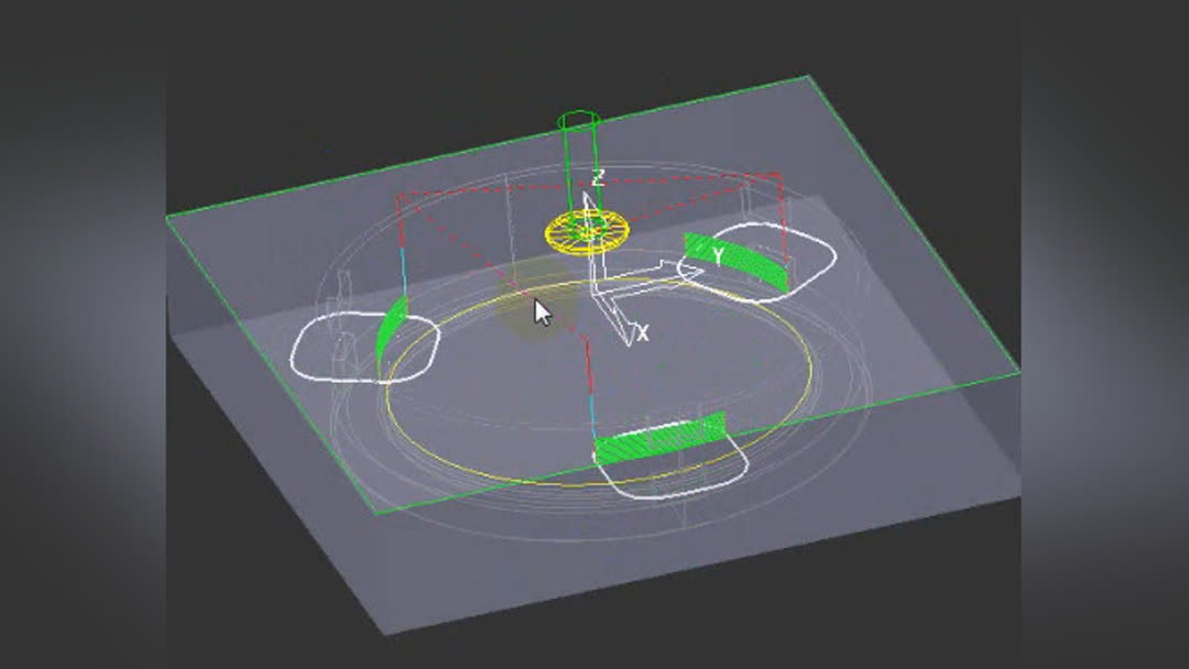 PM编程-T槽2D曲线策略也完美
