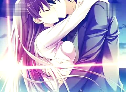 动漫接吻感人瞬间